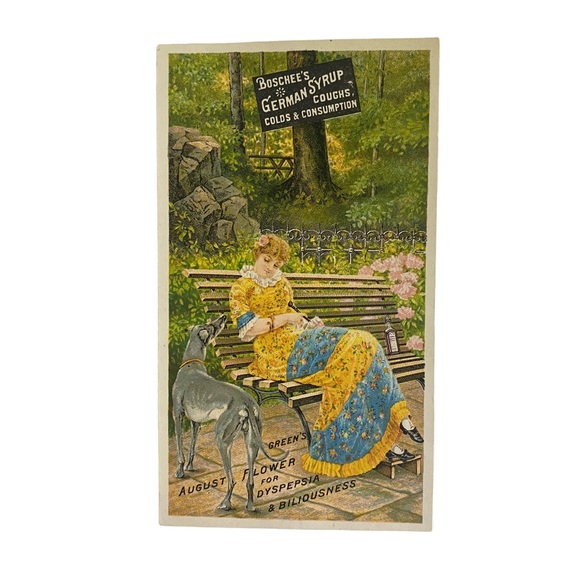 Vintage | Art | Victorian Advertising Boschees German Syrup Medicine ...